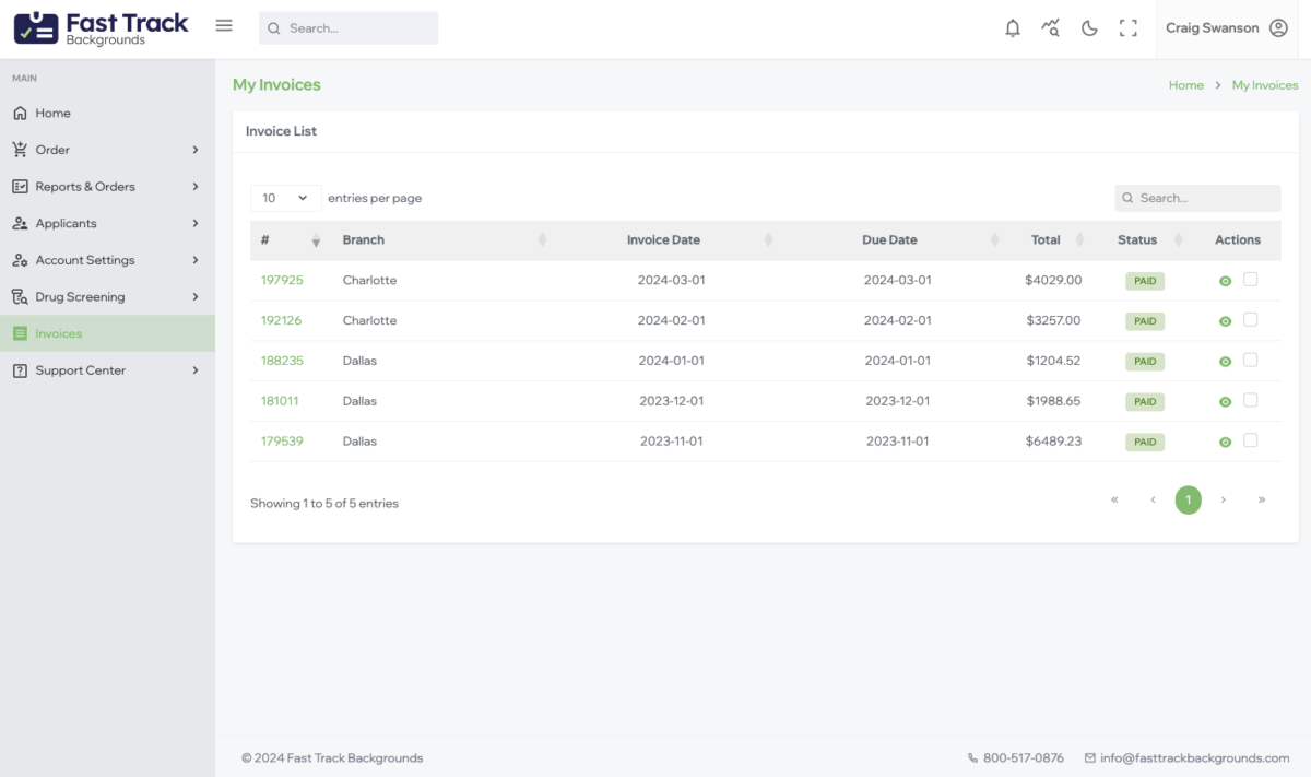 Take a Tour - Fast Track Backgrounds