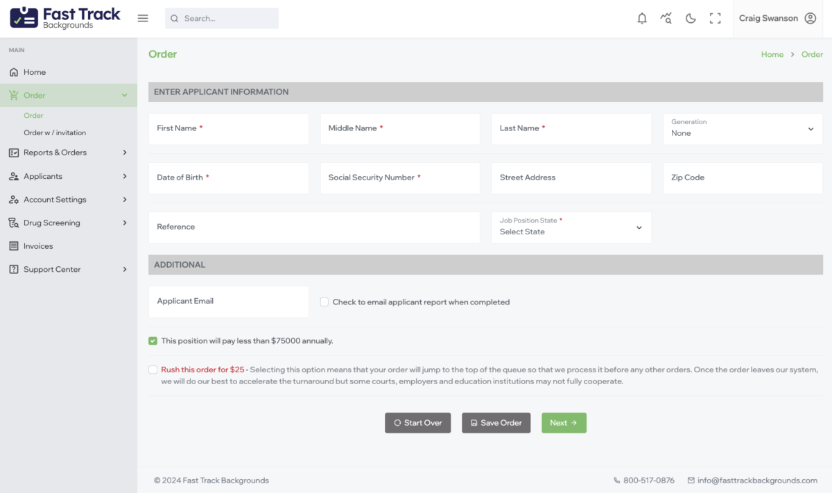 Take a Tour - Fast Track Backgrounds